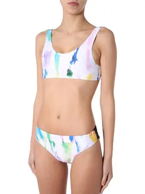 Être Cécile Printed Bikini Top