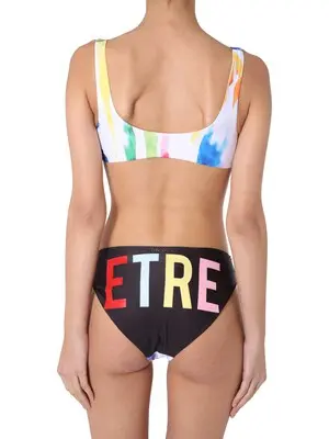 Être Cécile Printed Bikini Top