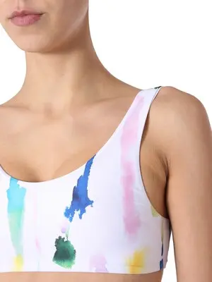 Être Cécile Printed Bikini Top