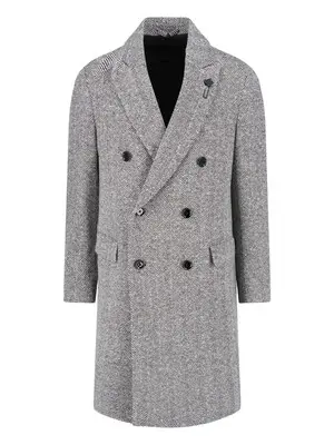 Tagliatore Virgin Wool Coat - Gray