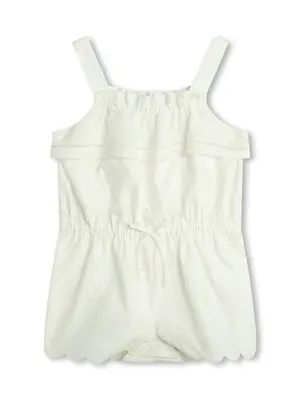 Chloé Short Jumpsuit - White
