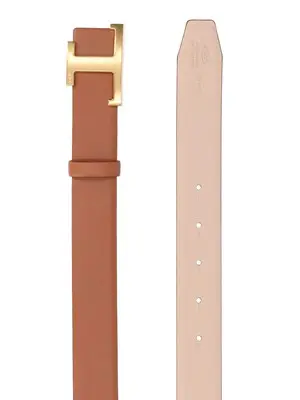 TOD'S T Timeless Reversible Belt - Brown