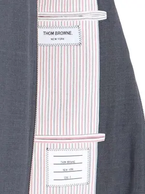 Thom Browne 4-bar" Bomber Jacket - Gray
