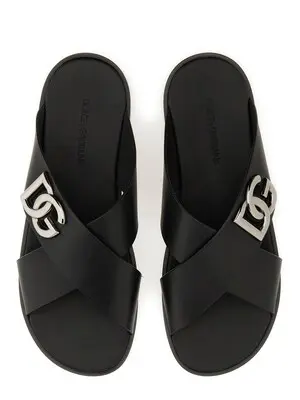 Dolce & Gabbana Leather Sandals