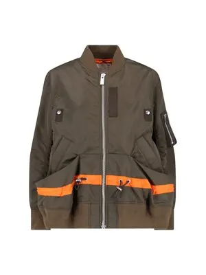 Sacai Straight Hem Jackets For Women