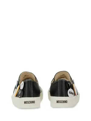 Moschino Low Top Sneakers With Pins