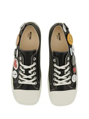 Moschino Low Top Sneakers With Pins