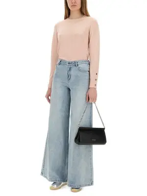 Michael Kors Wool Jersey Top - Pink