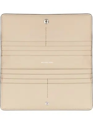 Michael Kors Leather Wallet - Beige