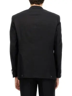 TONELLO Single-breasted Jacket - Black