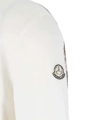 Moncler X Mercedes-benz Nigo Logo Crewneck Sweatshirt - White