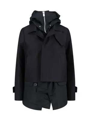 Sacai Button Detailed Outerwear For Women