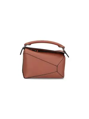 Loewe Puzzle Edge Mini Bag - Brown