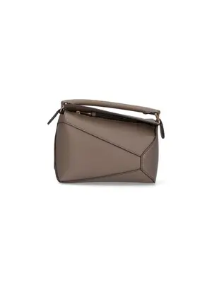 Loewe Puzzle Edge Mini Bag - Taupe