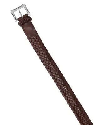 Bottega Veneta Woven Leather Belt - Brown