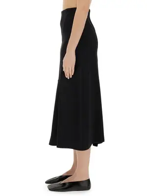 JIL SANDER Flared Skirt - Black