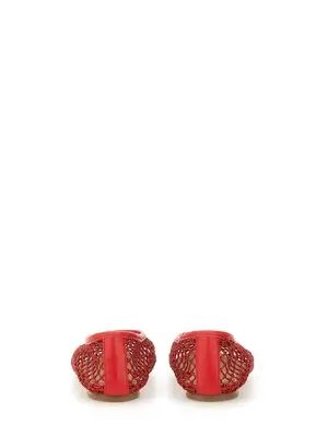 Staud Dancer Alba Flats - Red