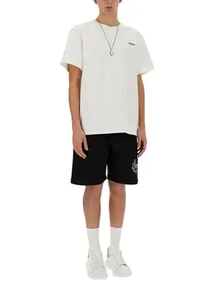 Alexander McQueen Bermuda Shorts With Logo