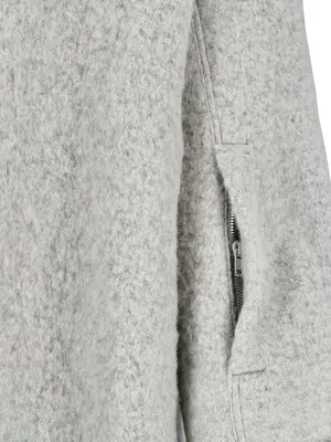 Rick Owens Animal Print Alpaca Blend Coat - Gray