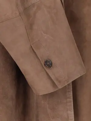 Max Mara Suede Shirt Jacket - Brown