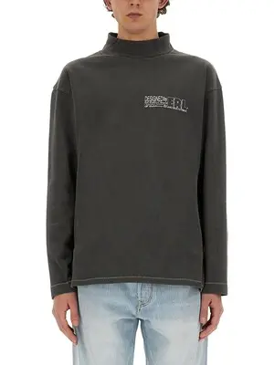 ERL T-shirt With Print - Black