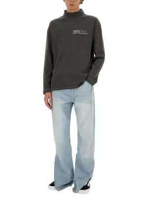 ERL T-shirt With Print - Black