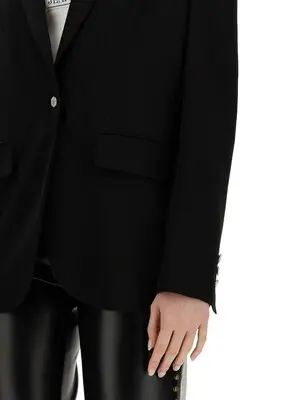 Moschino Single-breasted Jacket - Black