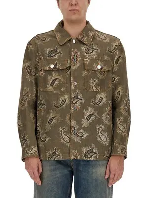 Etro Single Breasted Overshirts For Men