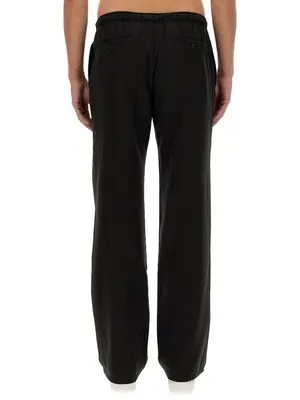 Palm Angels Logo Pants - Black