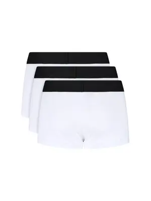 Versace 3 Logo Boxer Shorts Set - White