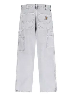 Carhartt Work In Progress Double Knee Carpenter Pants - Gray
