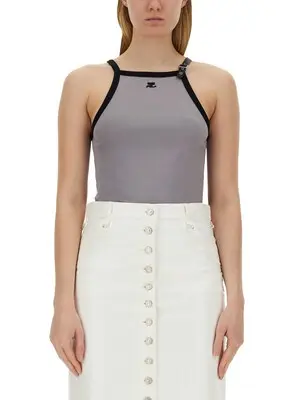Courreges T-shirt Performance Tops For Women