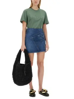 JW Anderson Denim Miniskirt - Blue