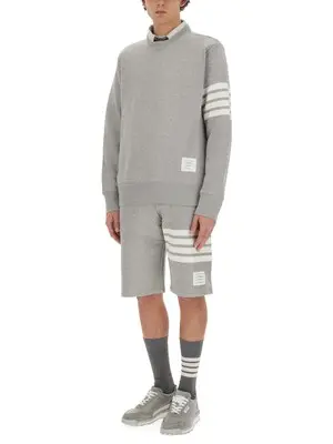 Thom Browne 4-bar Sweatshirt - Grey