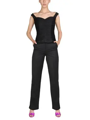 ANOUKI Straight Leg Trousers
