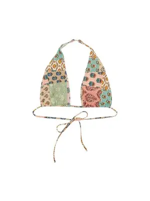 MC2 SAINT BARTH Dahlia Bikini Top - Multicolour