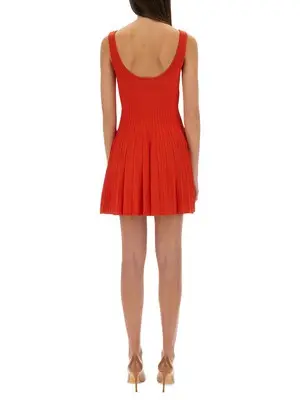 Staud Ellison Short Dress - Red