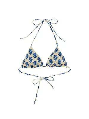 MC2 SAINT BARTH Leah Bikini Top - Azure