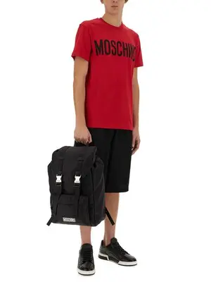 Moschino Bermuda With Logo - Black