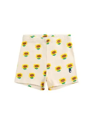 BOBO CHOSES Sunflower Printed Shorts - Beige