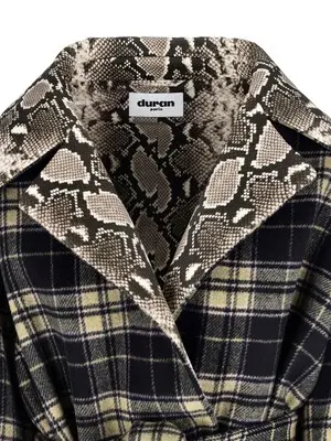 DURAN LANTINK Wool-blend Belted Coat