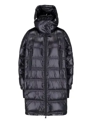 Moncler Rochelairs Long Down Jacket - Black