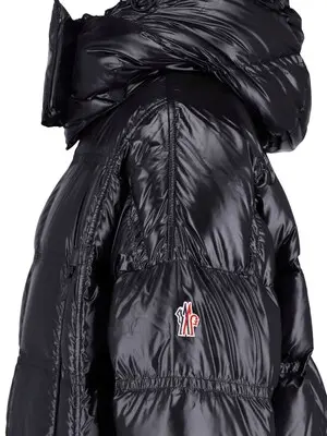 Moncler Rochelairs Long Down Jacket - Black