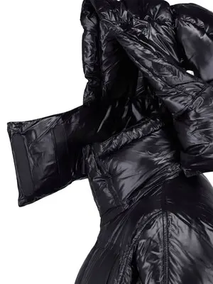 Moncler Rochelairs Long Down Jacket - Black