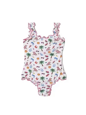 MC2 SAINT BARTH Printed One-piece Swimsuit - Multicolour