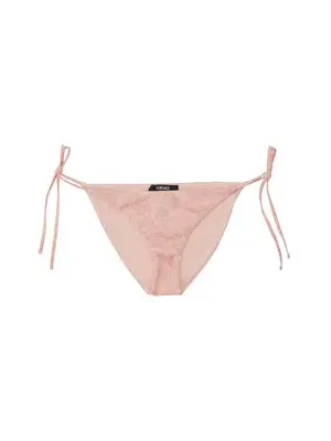 Versace Baroque Print Bikini Bottom - Pink