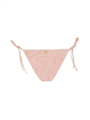 Versace Baroque Print Bikini Bottom - Pink