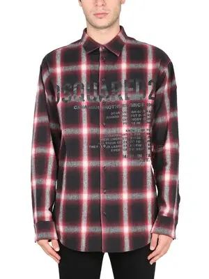 Dsquared2 Logo Print Shirt
