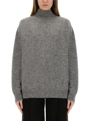 ALYSI Turtleneck Shirt - Grey