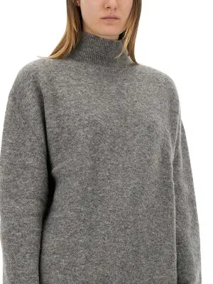 ALYSI Turtleneck Shirt - Grey